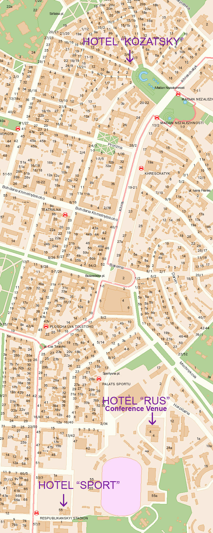 HOW TO GET TO THE HOTELS AND CENTRE OF KYIV :: NISPAcee Information Portal